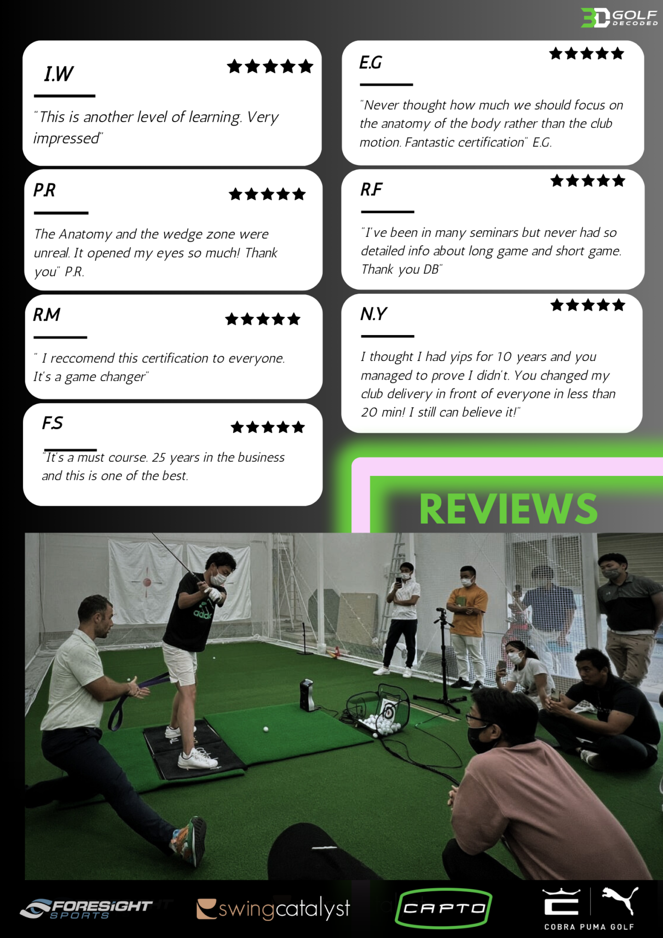 Certification Programs | DB Golf Center